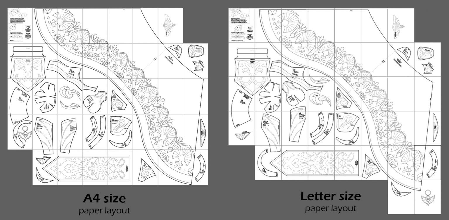 Zelda armor and skirt cosplay patterns and tutorial - Pretzl Cosplay