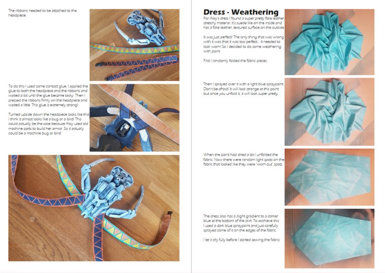 Aloy Banuk Ice Hunter cosplay blueprints and tutorial - Pretzl Cosplay