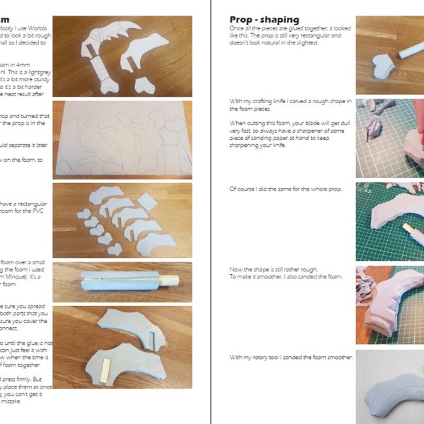 Making an autumn witch hat with EVA foam tutorial - E-book - Pretzl Cosplay