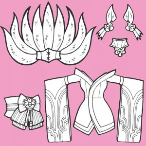 Spiritblossom Ahri patterns and tutorial - Pretzl Cosplay