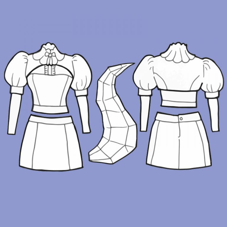 KDA Ahri patterns and tutorial - Pretzl Cosplay