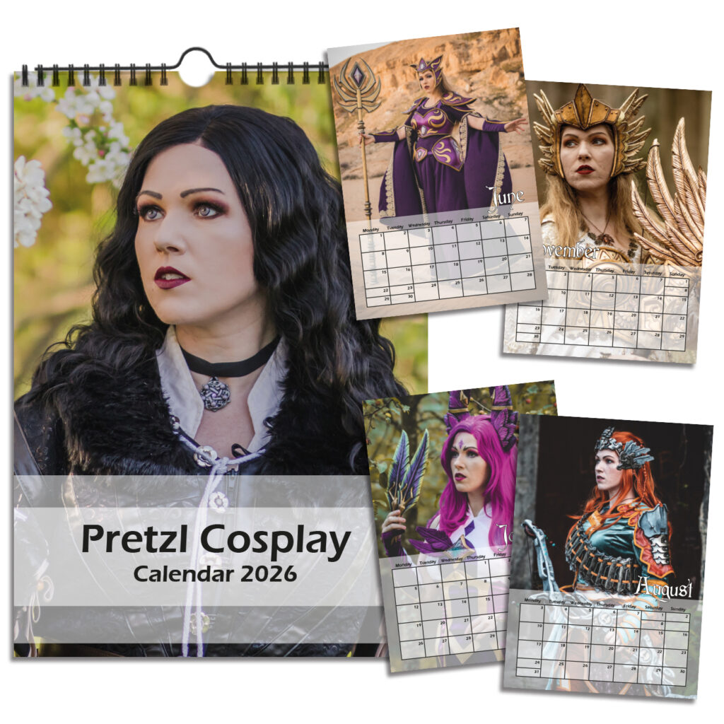 Pretzl Cosplay calendar 2026 - Pretzl Cosplay