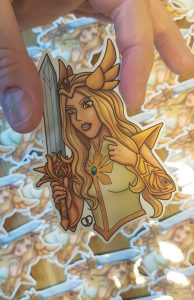 She Ra cosplay sticker (vinyl sticker) - Pretzl Cosplay