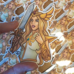 She Ra cosplay sticker (vinyl sticker) - Pretzl Cosplay