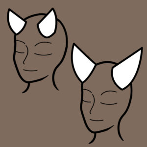 Imp horn pattern - 2 sizes! - Pretzl Cosplay