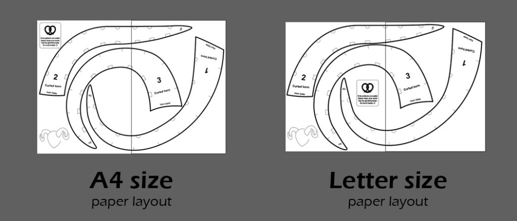 Foam horns pattern collection - 7 patterns and Instruction Ebook ...