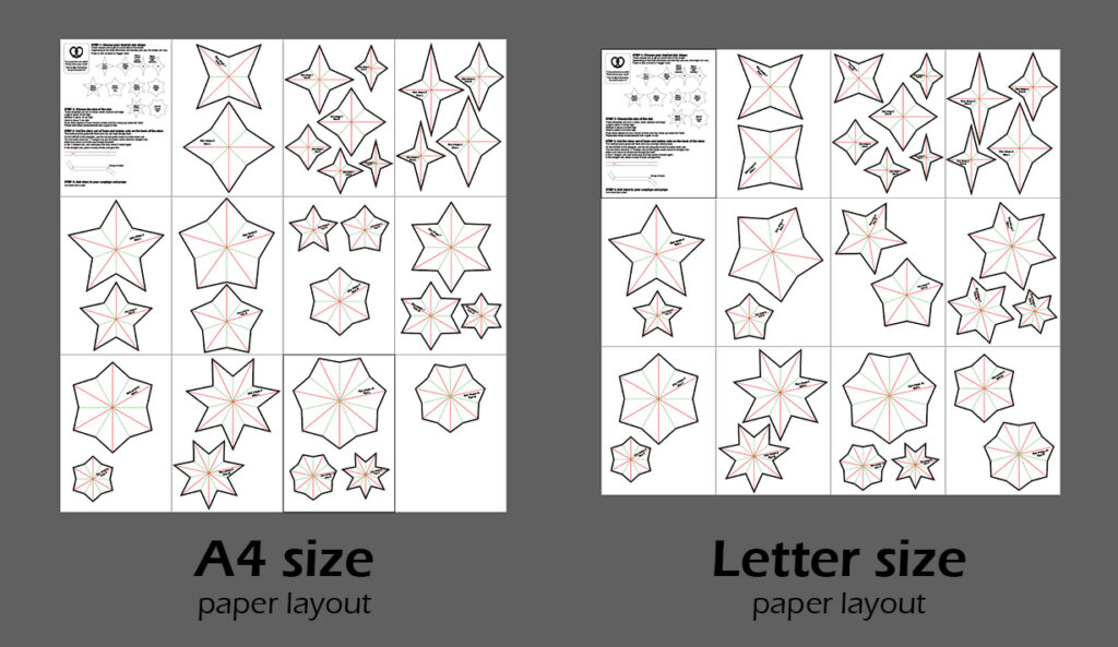 Foam stars pattern collection - Pretzl Cosplay