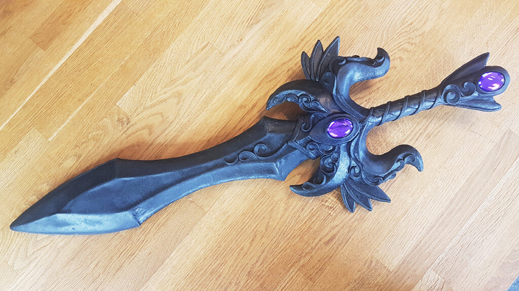 Fantasy sword prop template - Pretzl Cosplay