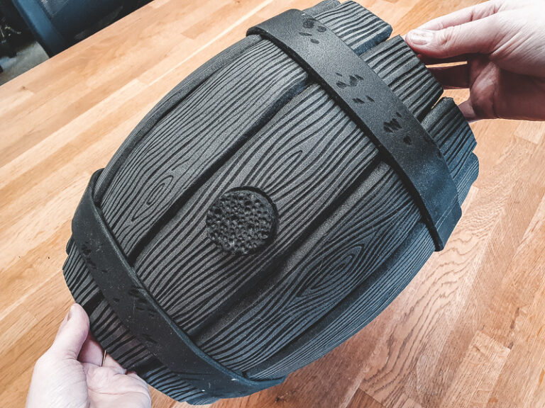 Beer keg (bag) and tankard foam crafting patterns and tutorial - Pretzl ...