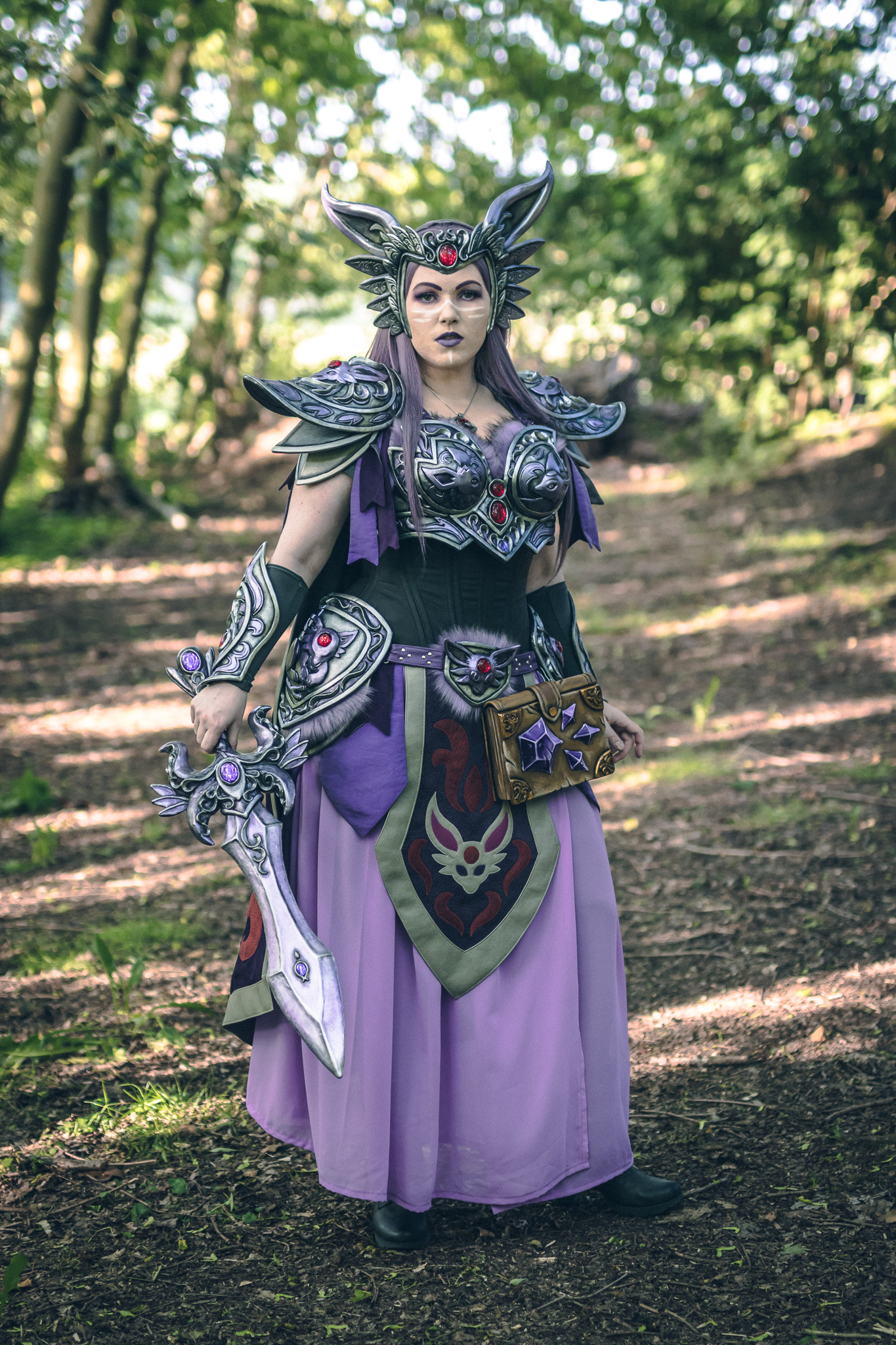 Sorceress Espeon armor, sword, skirtflap and cape cosplay blueprints ...