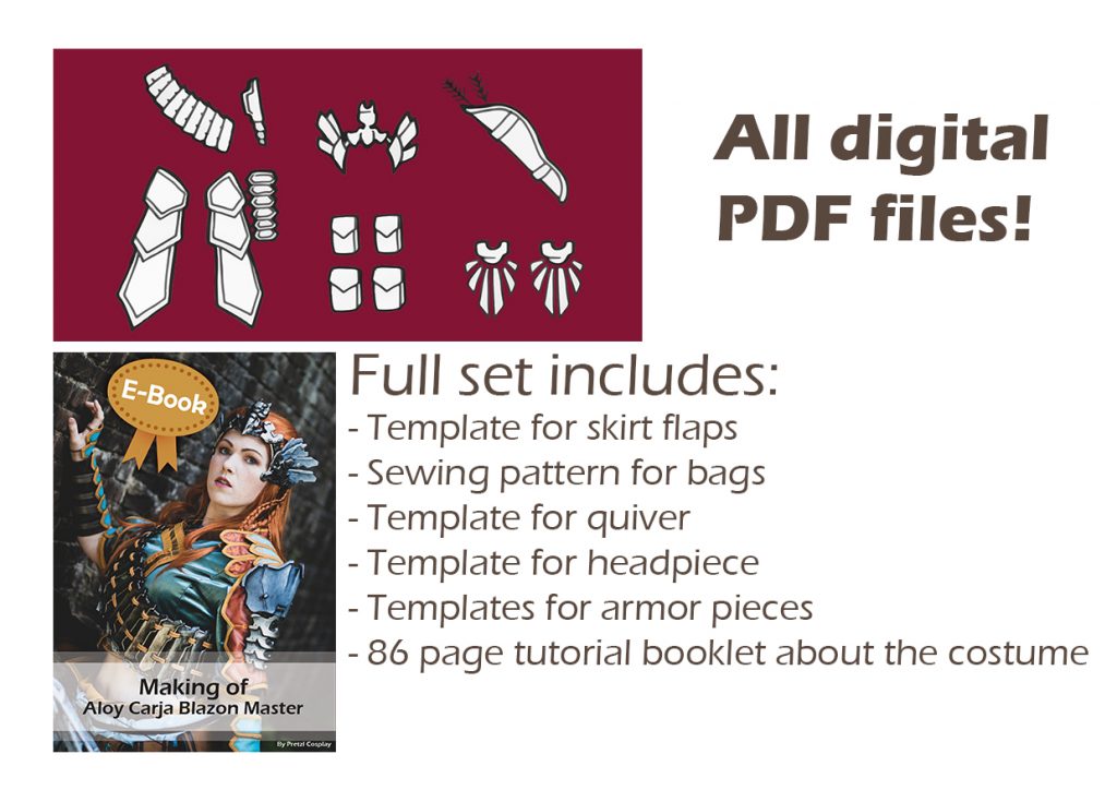 Aloy Carja Blazon Master cosplay patterns and tutorial - Pretzl Cosplay