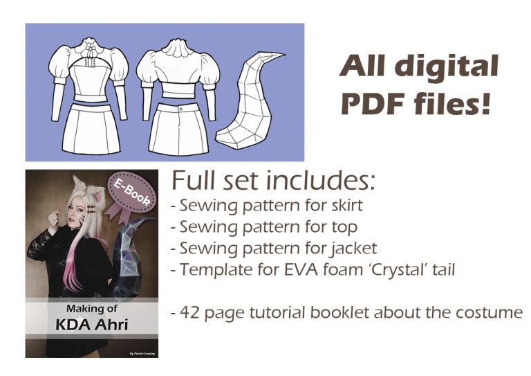 KDA Ahri patterns and tutorial - Pretzl Cosplay