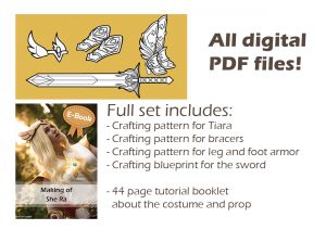 She Ra armor and sword cosplay patterns and tutorial - Pretzl Cosplay