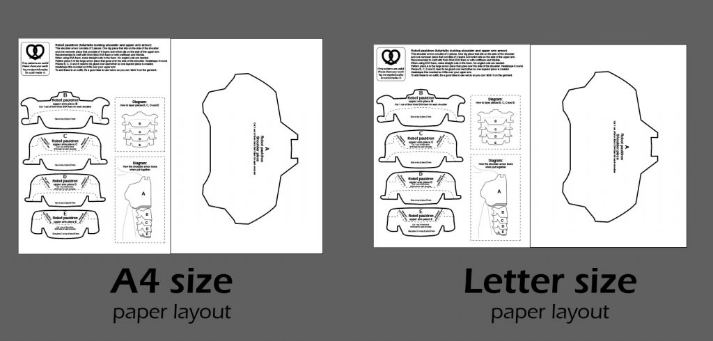 Shoulder armor (pauldrons) pattern collection part two - 6 patterns ...