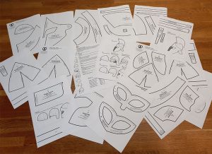 Helmet pattern collection - Pretzl Cosplay