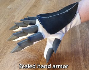 Hand armor (claws and gauntlets) pattern collection - 5 patterns ...