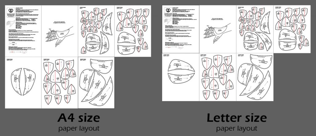 Hand armor (claws and gauntlets) pattern collection - 5 patterns ...