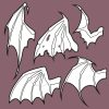 Dragon wings template collection - 5 wing shapes - Pretzl Cosplay
