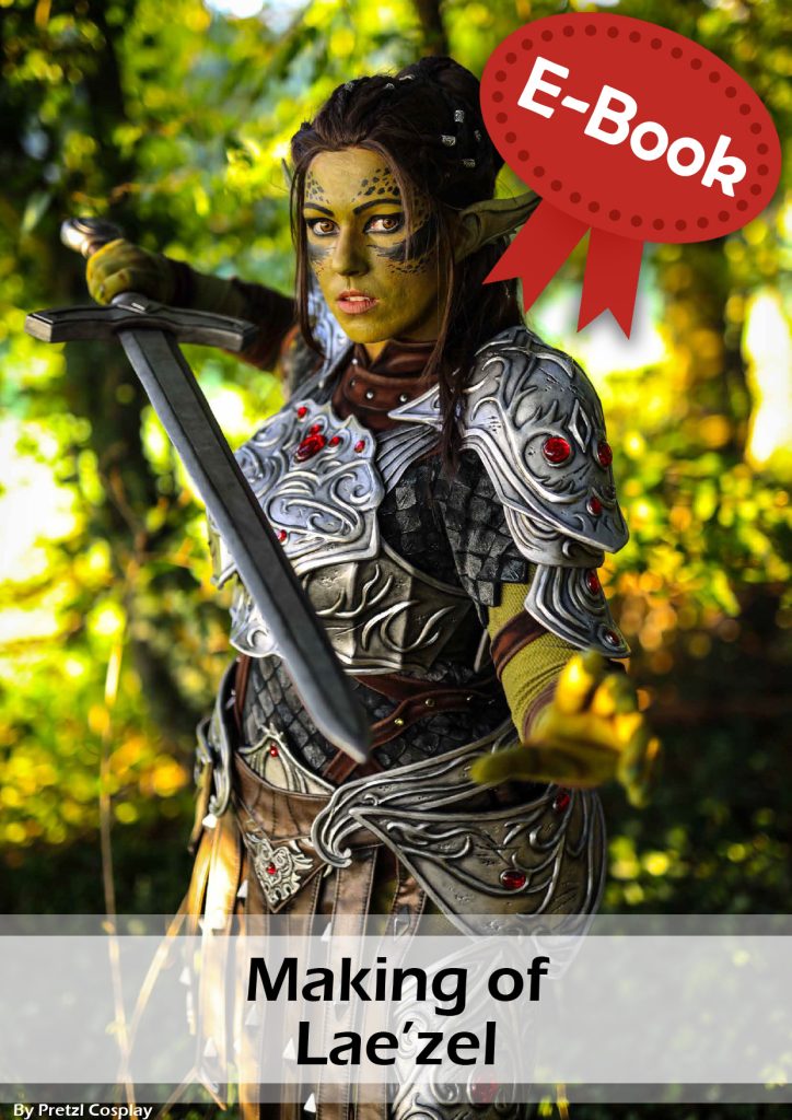 Lae'zel cosplay armor patterns and tutorial - Pretzl Cosplay